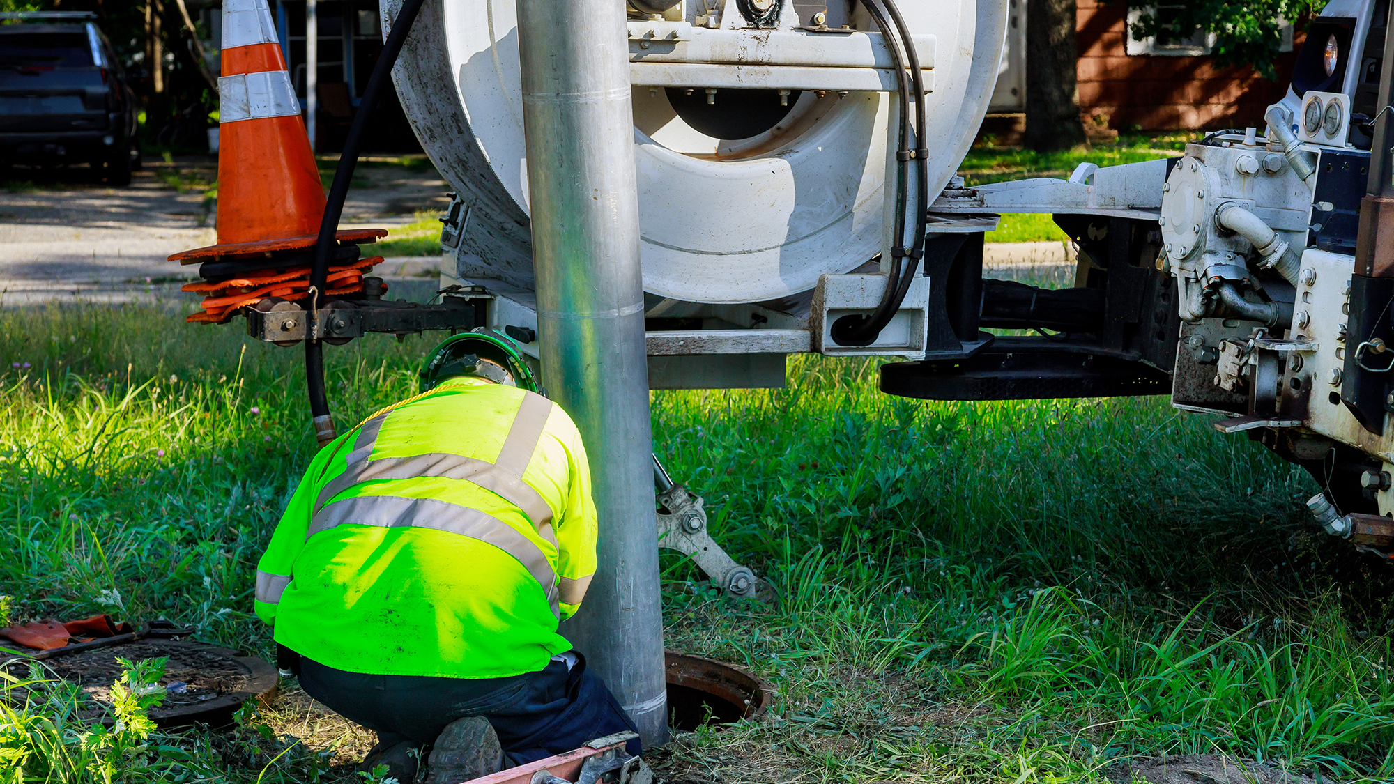 Drain line cleaning and inspection - Plumbing & Heating Services ...